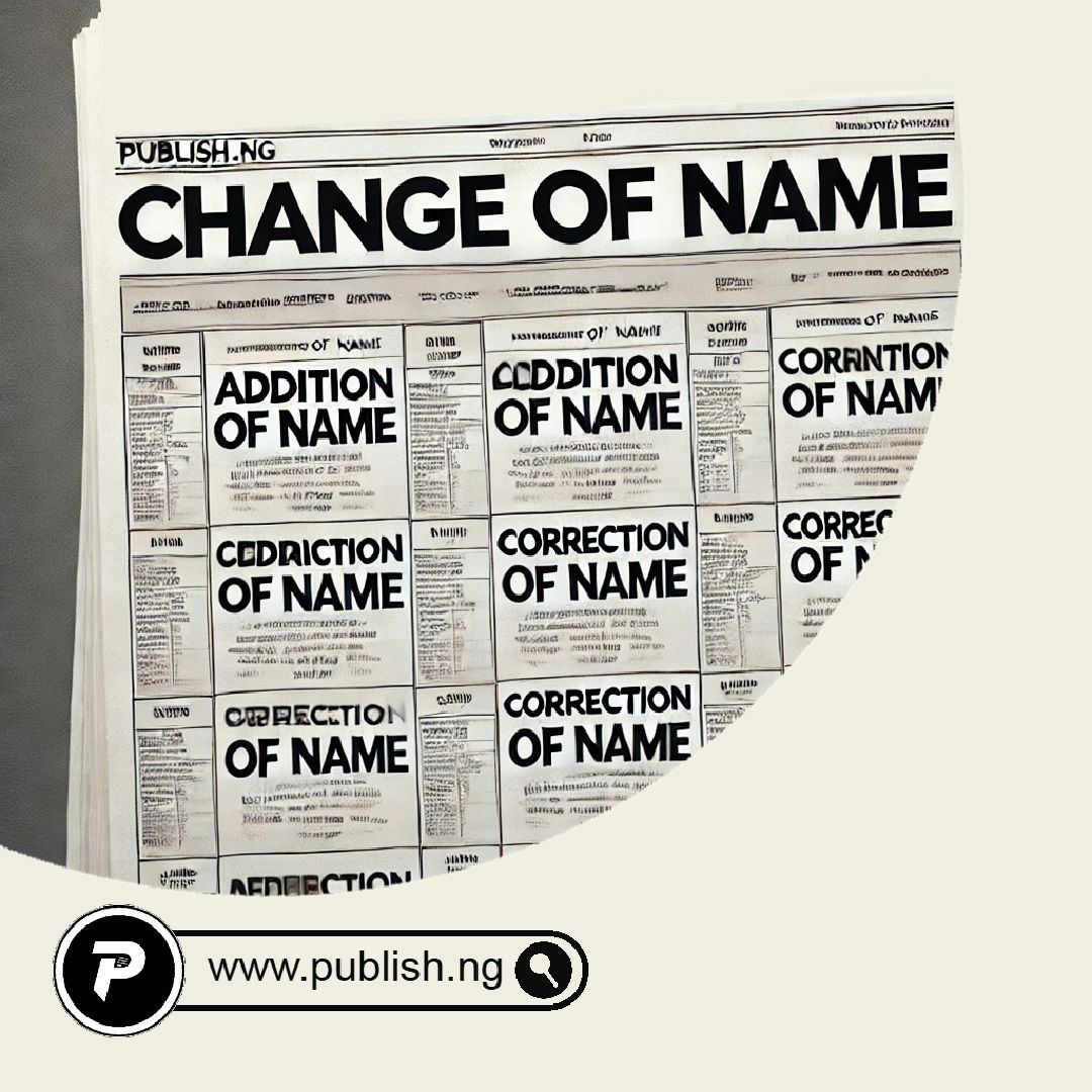 Business News Newspaper Change of Name - Publication | Flutterwave Store