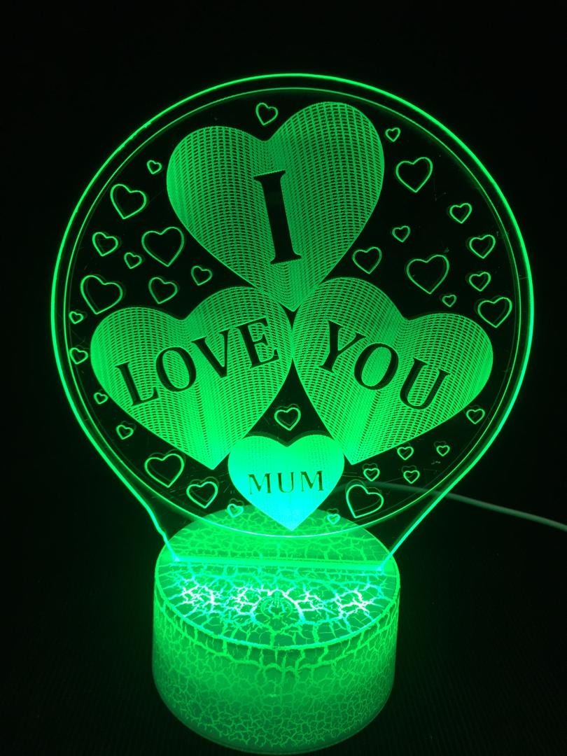 FC Barcelona Custom Branded 3D Illusion RGB 7 Colors LED Night Light ...