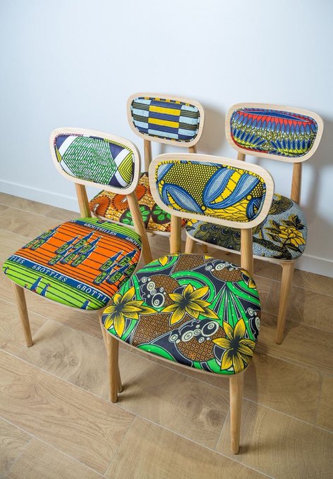 Ankarasphere Interiors - Ankara Chairs - Zelie Interiors | Flutterwave ...