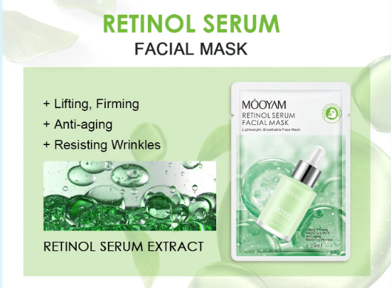 MOOYAM Retinol Serum Facial Sheet Mask 25ml - PositiveGlam ...