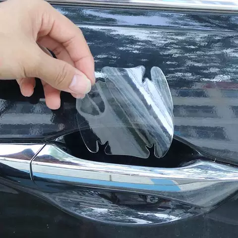 Invisible, transparent, car door handle cup anti-scratch sticker ...